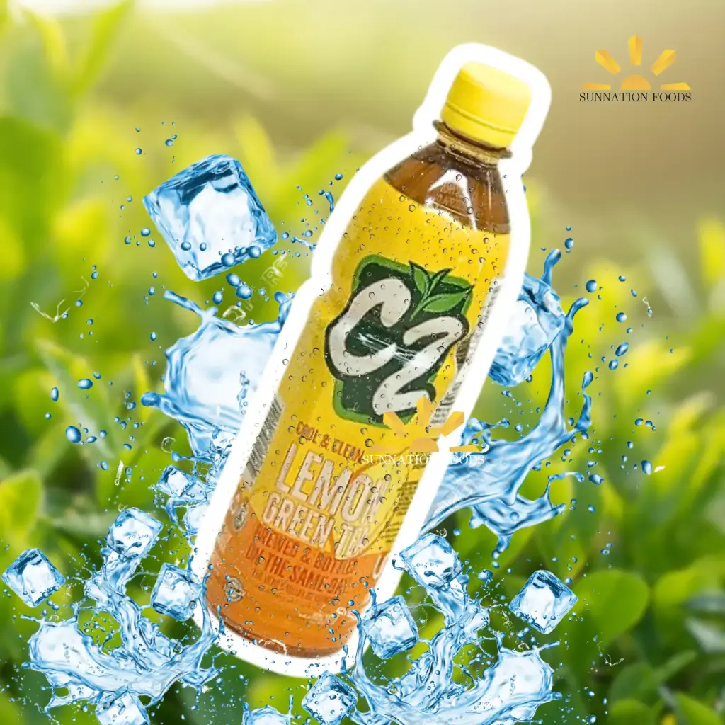C2 Green Tea LEMON 24x500ml | Sunnation Foods